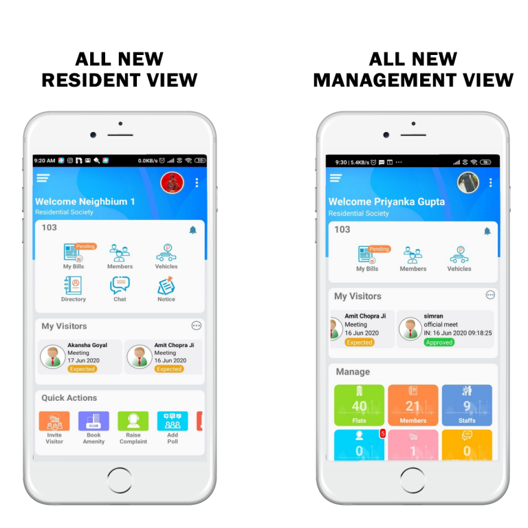 Introducing the New and Improved UI | Neighbium Society Application